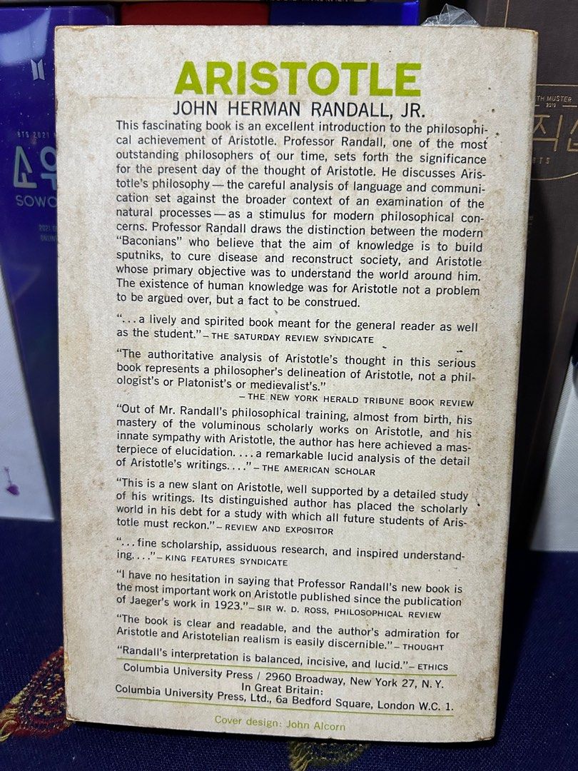 Aristotle by John Herman Randall Jr, Hobbies & Toys, Books & Magazines ...