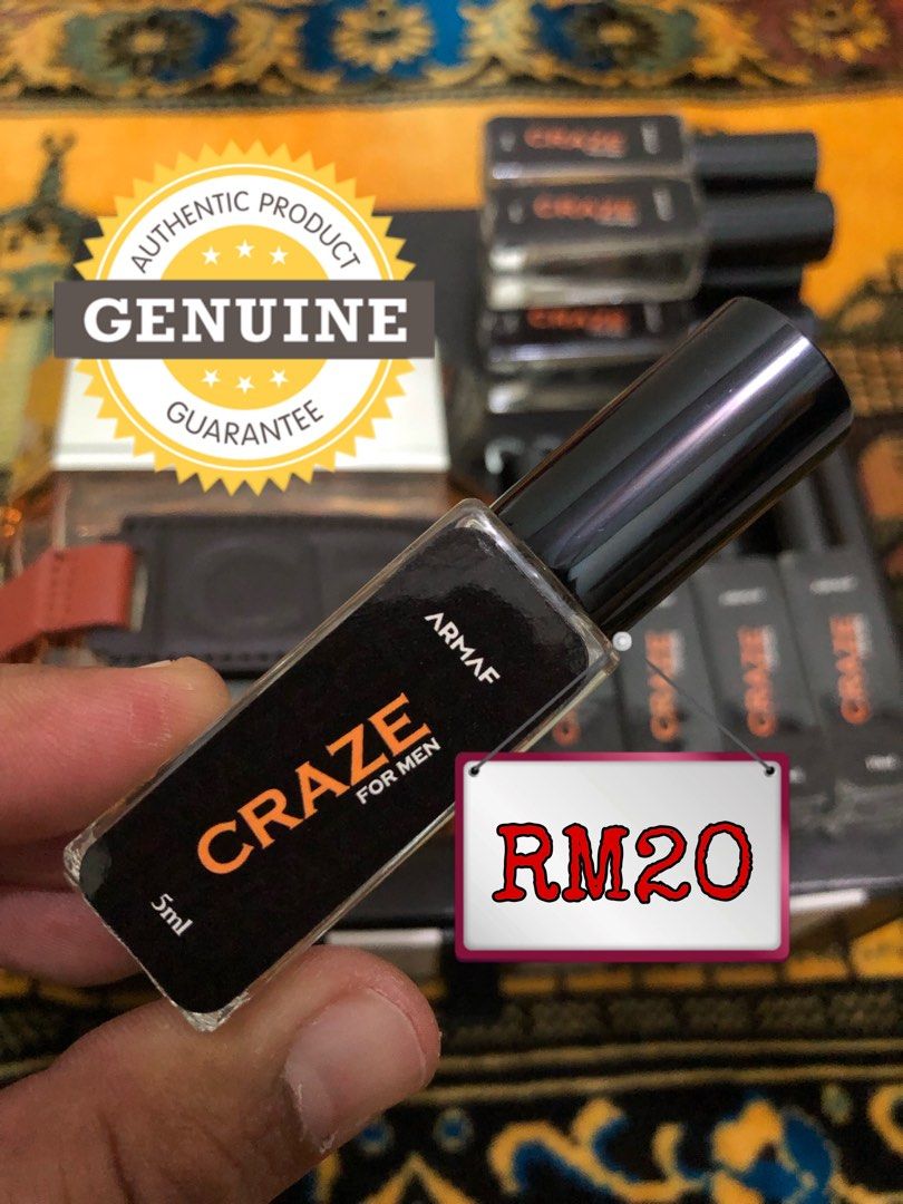 Armaf Craze Edp Original Perfume Decant Travel Spray, Beauty & Personal ...