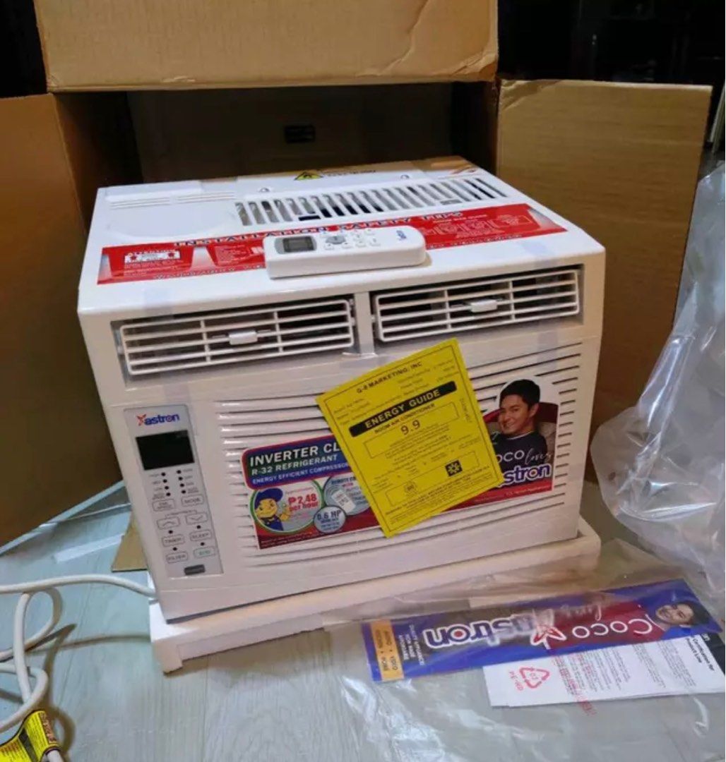Astron Inverter Class .6 Aircon with Remote, TV & Home Appliances, Air ...