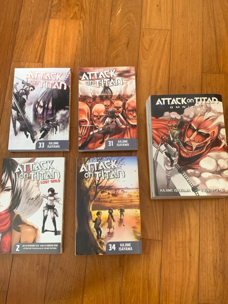 attack on titan manga, Hobbies & Toys, Books & Magazines, Comics ...