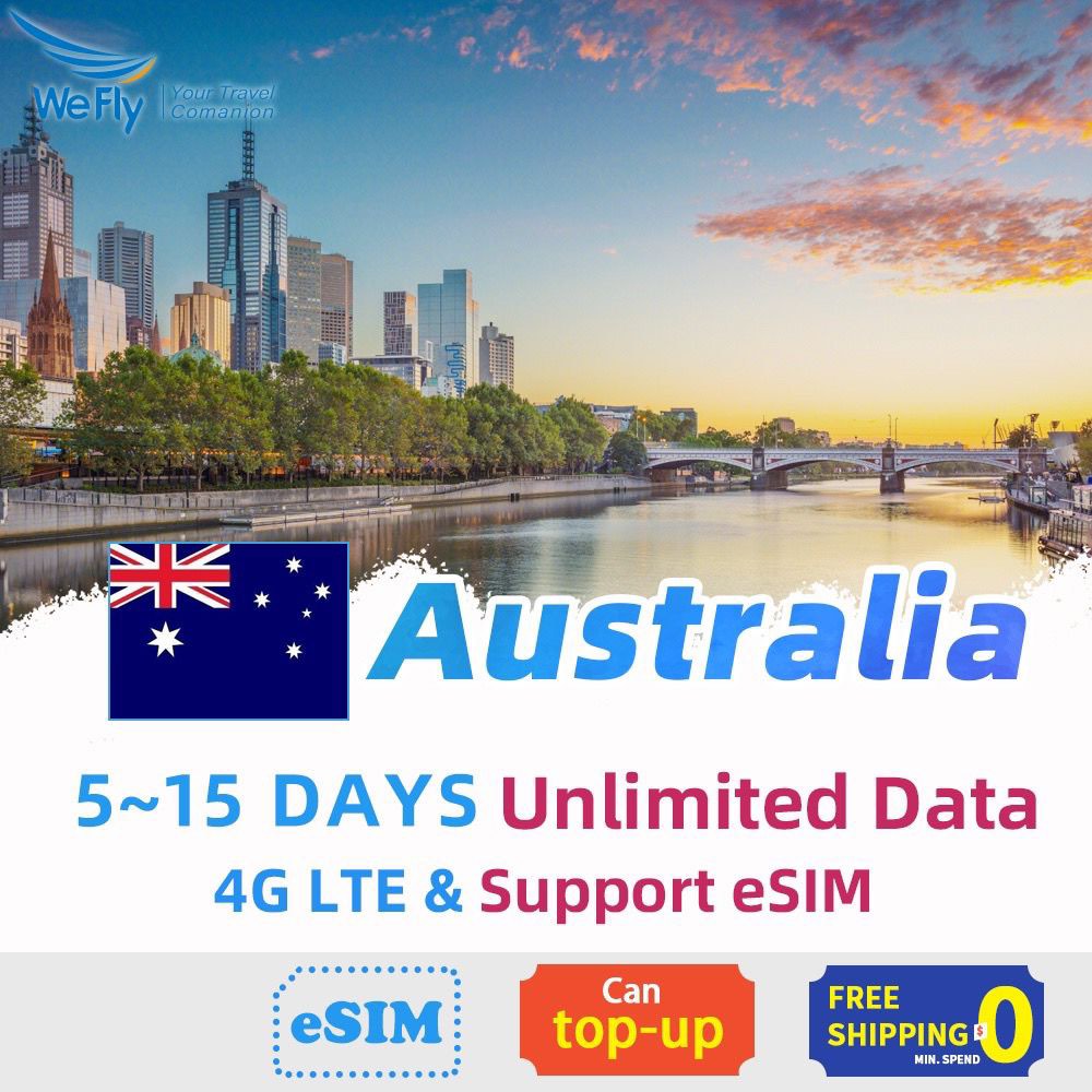 Australia eSim 10 days 20 gb, Tickets & Vouchers, Flights & Overseas ...