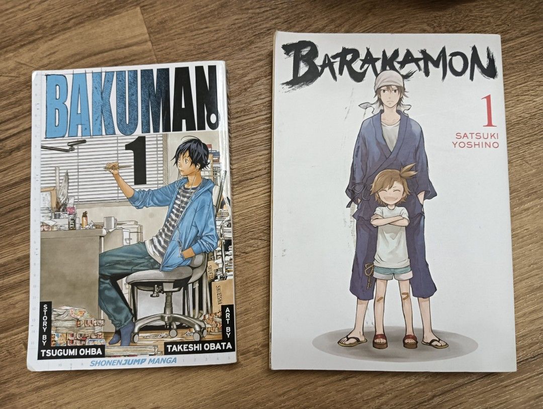 barakamon and bakuman vol 1 manga english, Hobbies & Toys, Books ...
