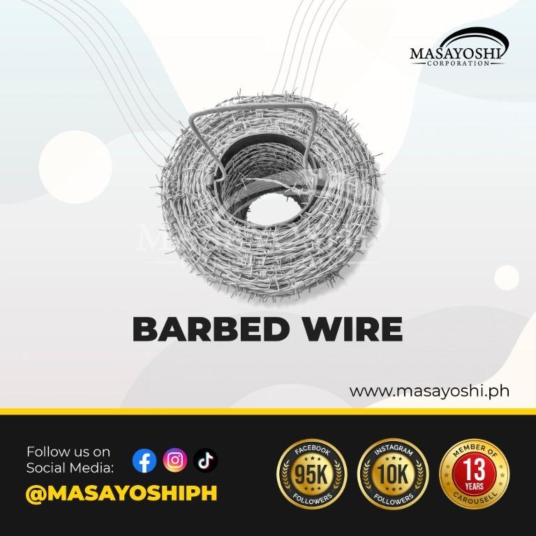 Barbed Wire 130m | Bob Wire | Fencing Equipment | Bobbed Wire | Barb ...