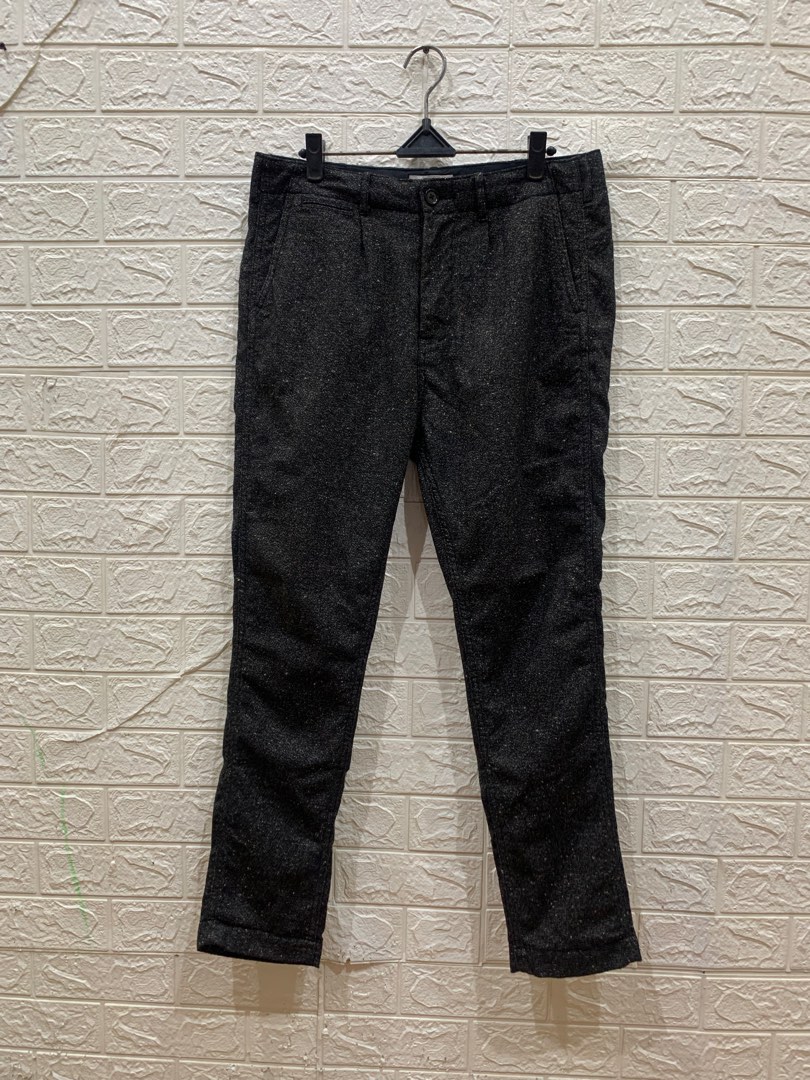 Beams hair trouser made in japan, Fesyen Pria, Pakaian , Bawahan di Carousell