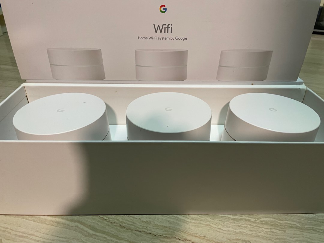 Beloved Used Google Wifi Bundle of 3 (Original Packaging intact ...