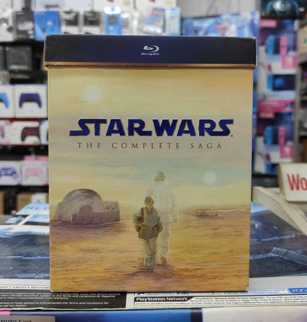 Blu-ray Star Wars The Complete Saga, Hobbies & Toys, Music & Media, CDs ...