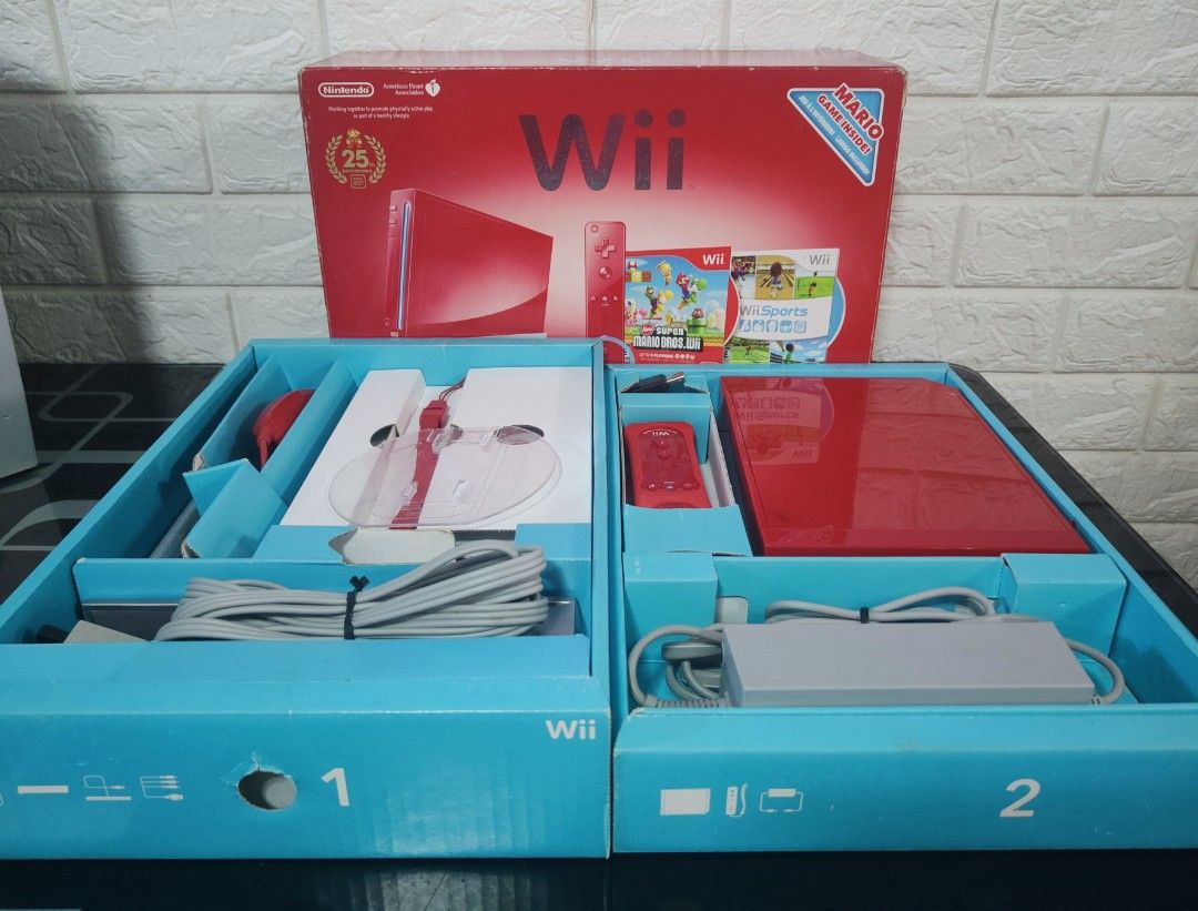 Boxed Nintendo Wii M0dded 25th Super Mario Bros. Anniversary Limited ...