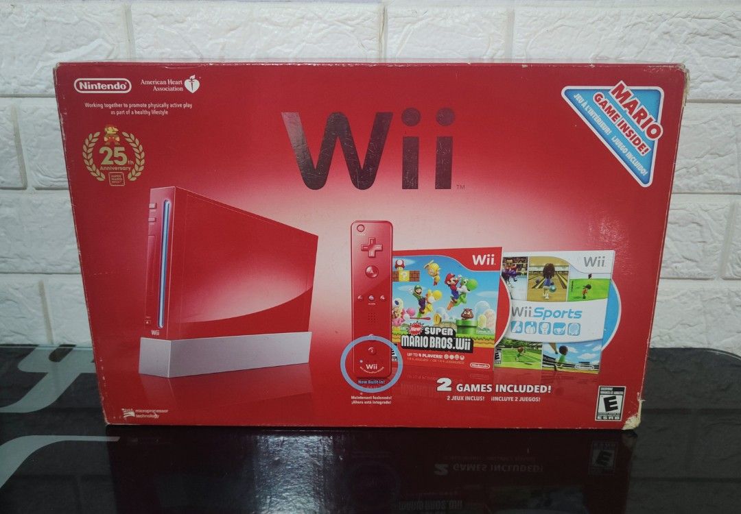 Boxed Nintendo Wii M0dded 25th Super Mario Bros. Anniversary Limited ...