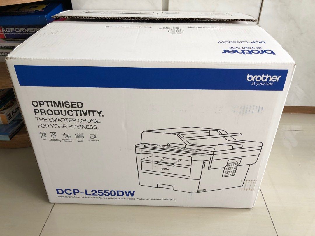 Brother DCP-L2550DW Mono Laser Printer (Black and White), Computers ...