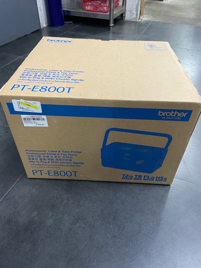 Brother PT-E800T Tube (Cable ID) Printer, Computers & Tech, Printers, Scanners & Copiers on ...
