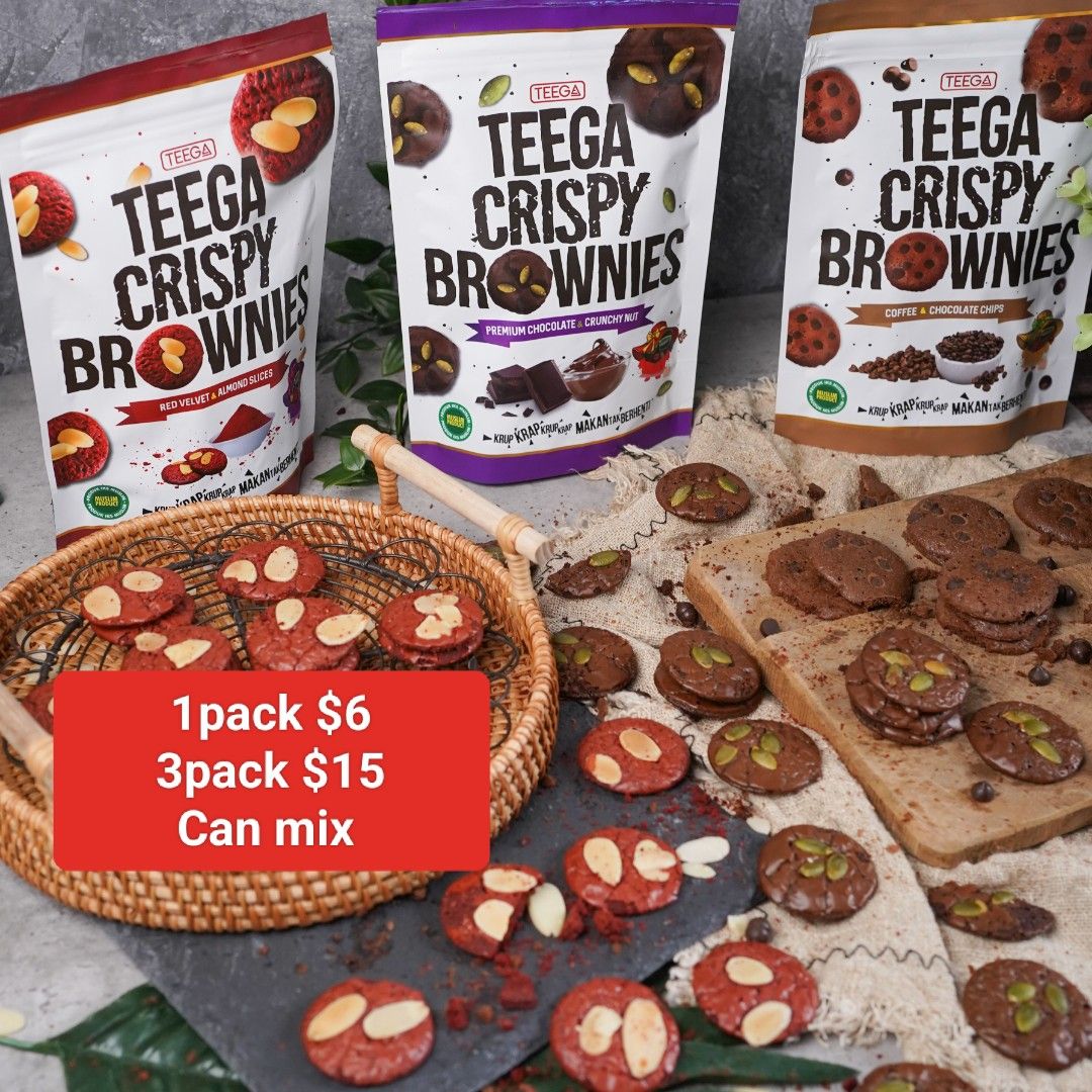 Brownies Cookies Teega, Food & Drinks, Packaged & Instant Food on Carousell