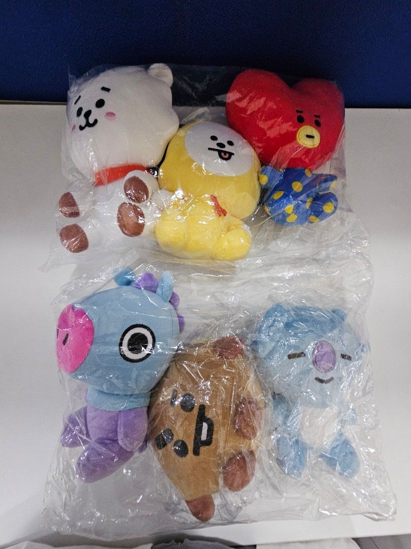 BT21 Plushies - Japan No tag, Hobbies & Toys, Memorabilia ...