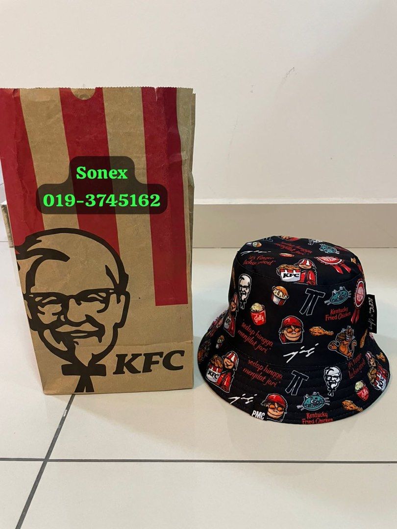 Bucket Hat KFC x UJANG x PMC (Topi KFC), Men's Fashion, Watches ...