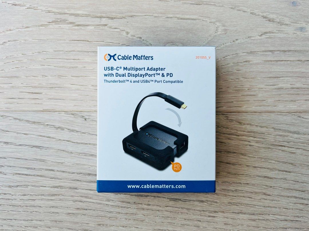 Cable Matters Dual Monitor USB C Hub with DisplayPort and 100W PD ...