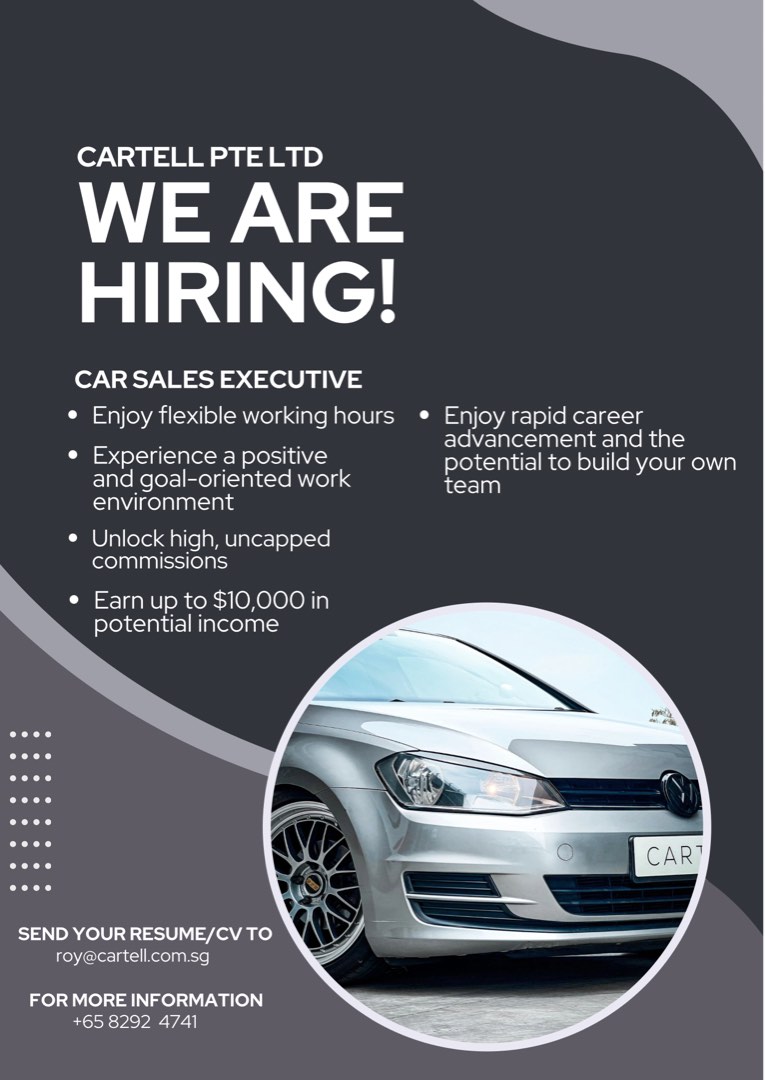 CAR SALES EXECUTIVE, Jobs, Sales, Retail & Marketing on Carousell