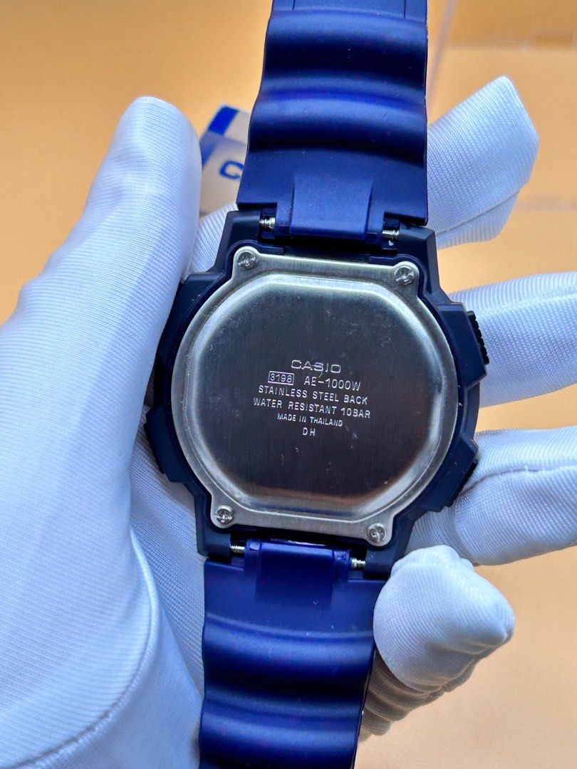 Casio Blue Digital Watch, Men's Fashion, Watches & Accessories, Watches ...