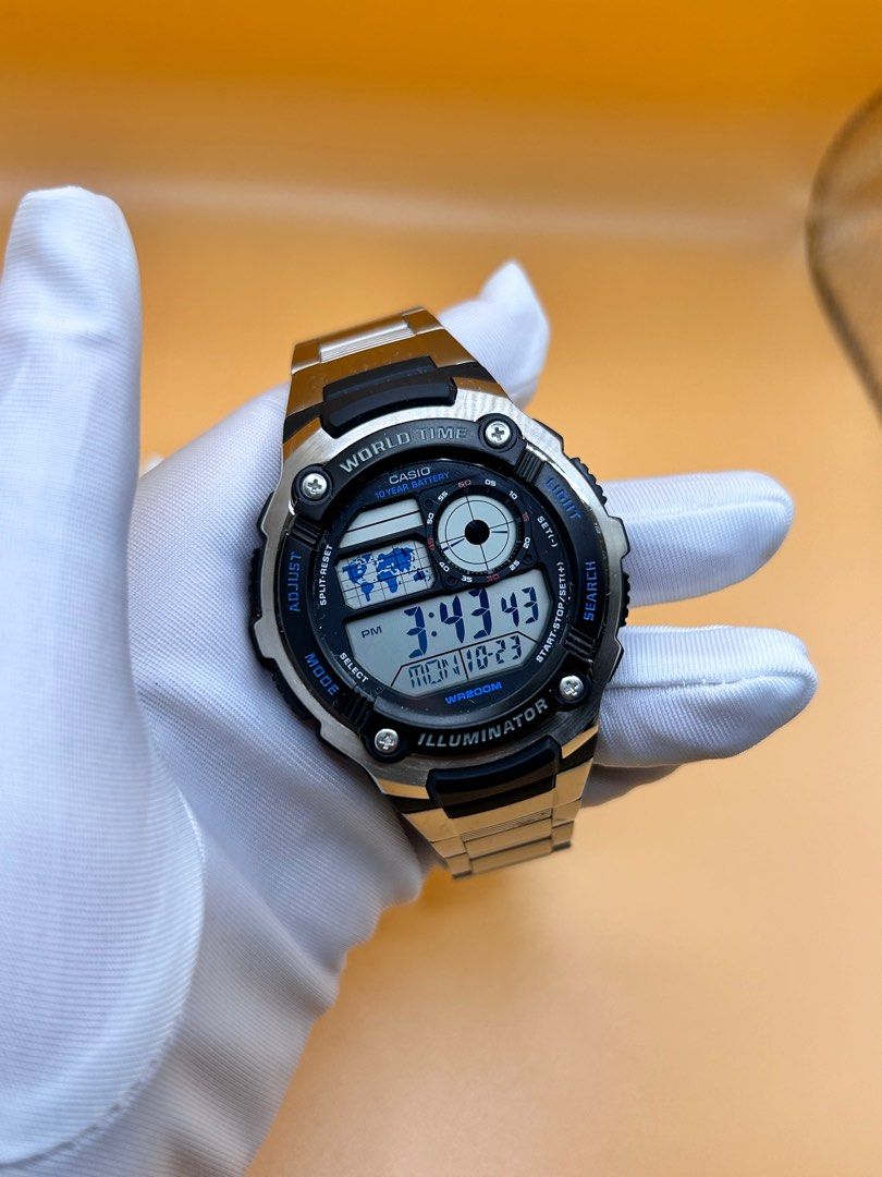 Casio Digital Stainless Watch, Men's Fashion, Watches & Accessories ...