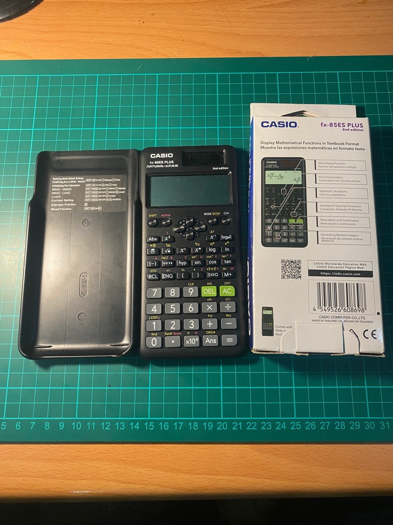 Casio fx-85ES Plus 2nd Edition Calculator , Computers & Tech, Office ...