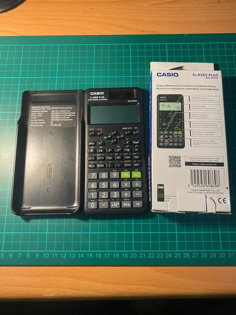Casio fx-85ES Plus 2nd Edition Calculator , Computers & Tech, Office & Business Technology on ...