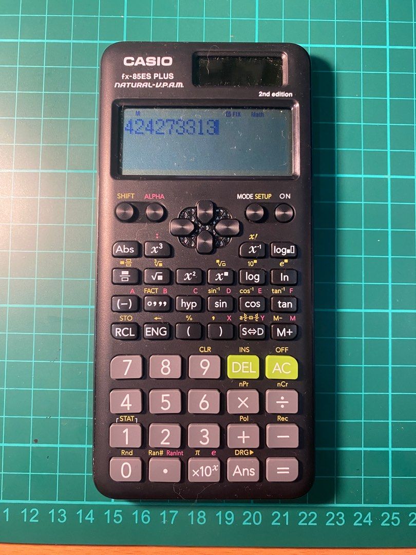 Casio fx-85ES Plus 2nd Edition Calculator , Computers & Tech, Office & Business Technology on ...