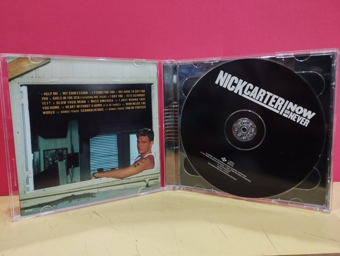 (CD+VCD) Nick Carter Now Or Never, Hobbies & Toys, Music & Media, CDs ...
