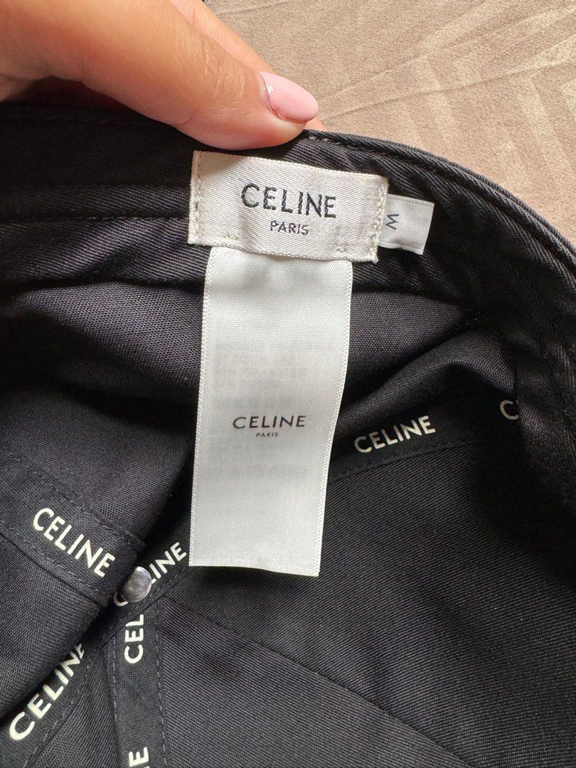 Celine Cap Black Medium, Men's Fashion, Watches & Accessories, Caps ...