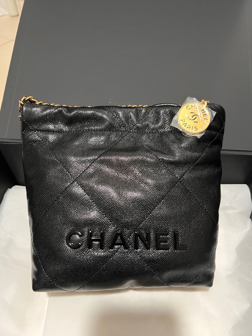 Chanel 23K 22 Mini So Black, Luxury, Bags & Wallets on Carousell