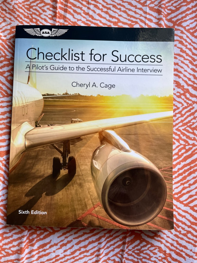 Checklist for Success - Pilot Interview techniques, 興趣及遊戲, 書本 & 文具, 教科書 ...