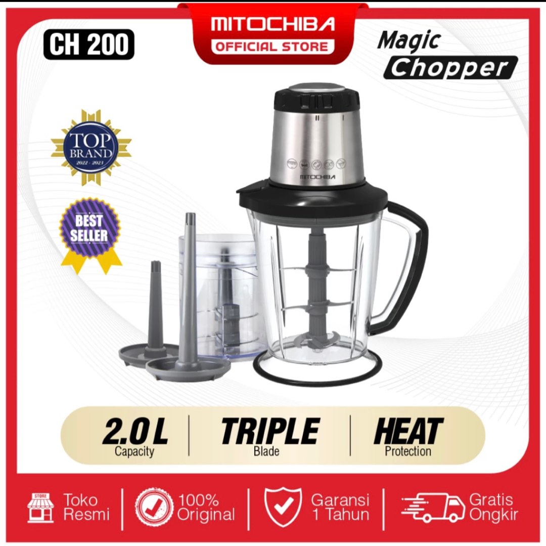Chopper Mitochiba CH200 Baru, Kitchen & Appliances di Carousell