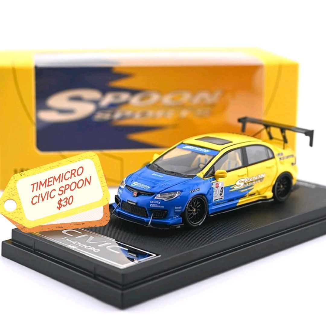 TimeMicro Civic FD2 spoon, Hobbies & Toys, Toys & Games on Carousell
