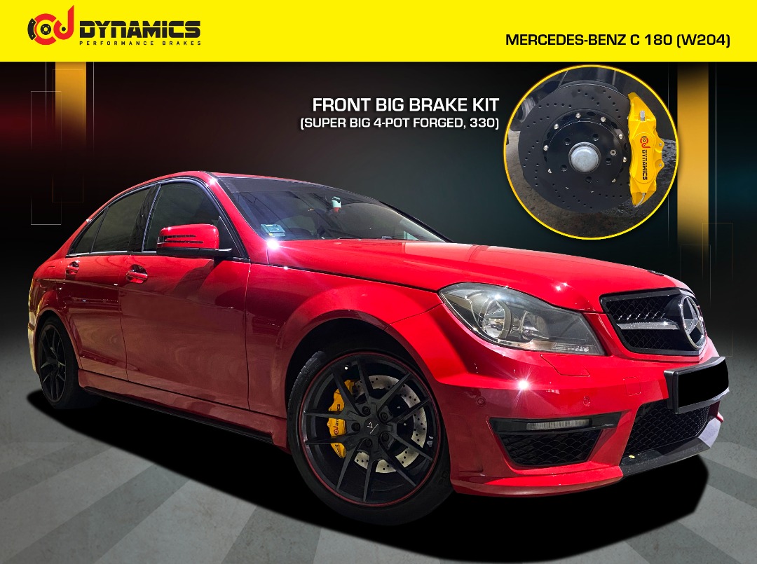 CJ DYNAMICS FRONT BIG BRAKE KIT (SUPER BIG 4-POT FORGED, 330) ON ...