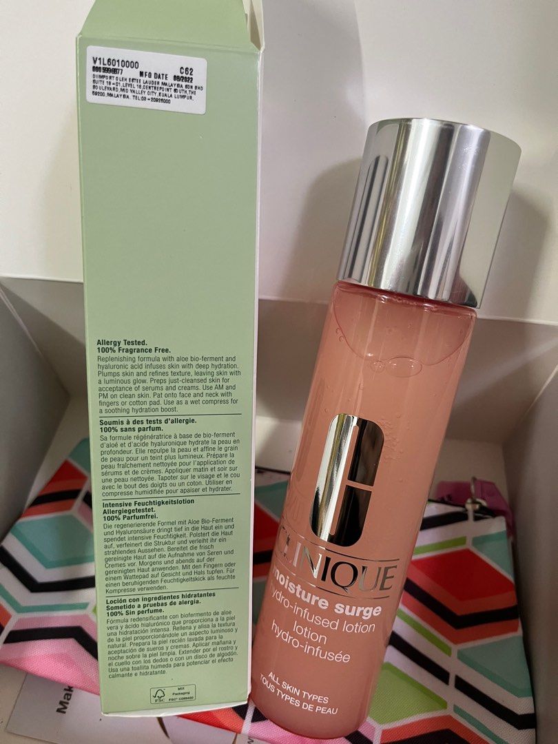 Clinique Moisture Surge hydro-infused lotion 200ml, Beauty & Personal ...