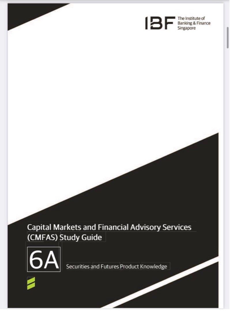 CMFAS M6A Cm sip mock papers, Everything Else on Carousell