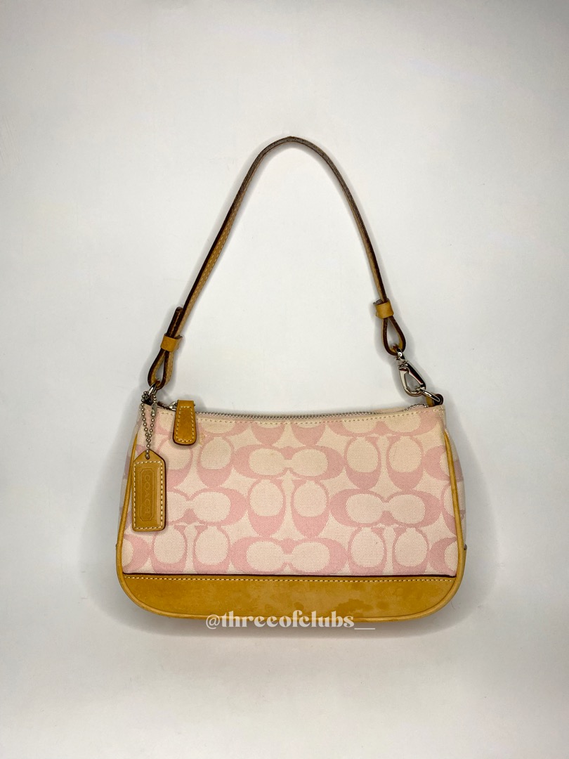 Coach Demi Pochette in Baby Pink, Luxury, Bags & Wallets on Carousell