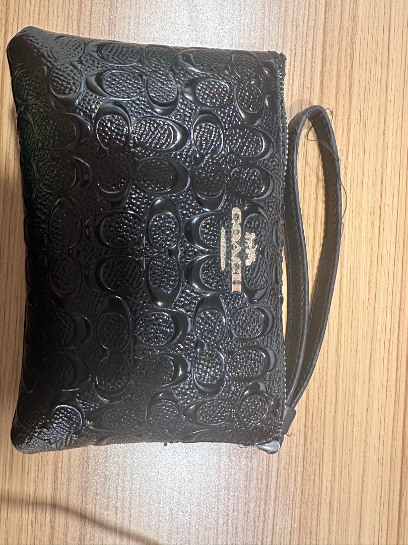 Coach Embossed Wristlet, Women's Fashion, Bags & Wallets, Wallets ...