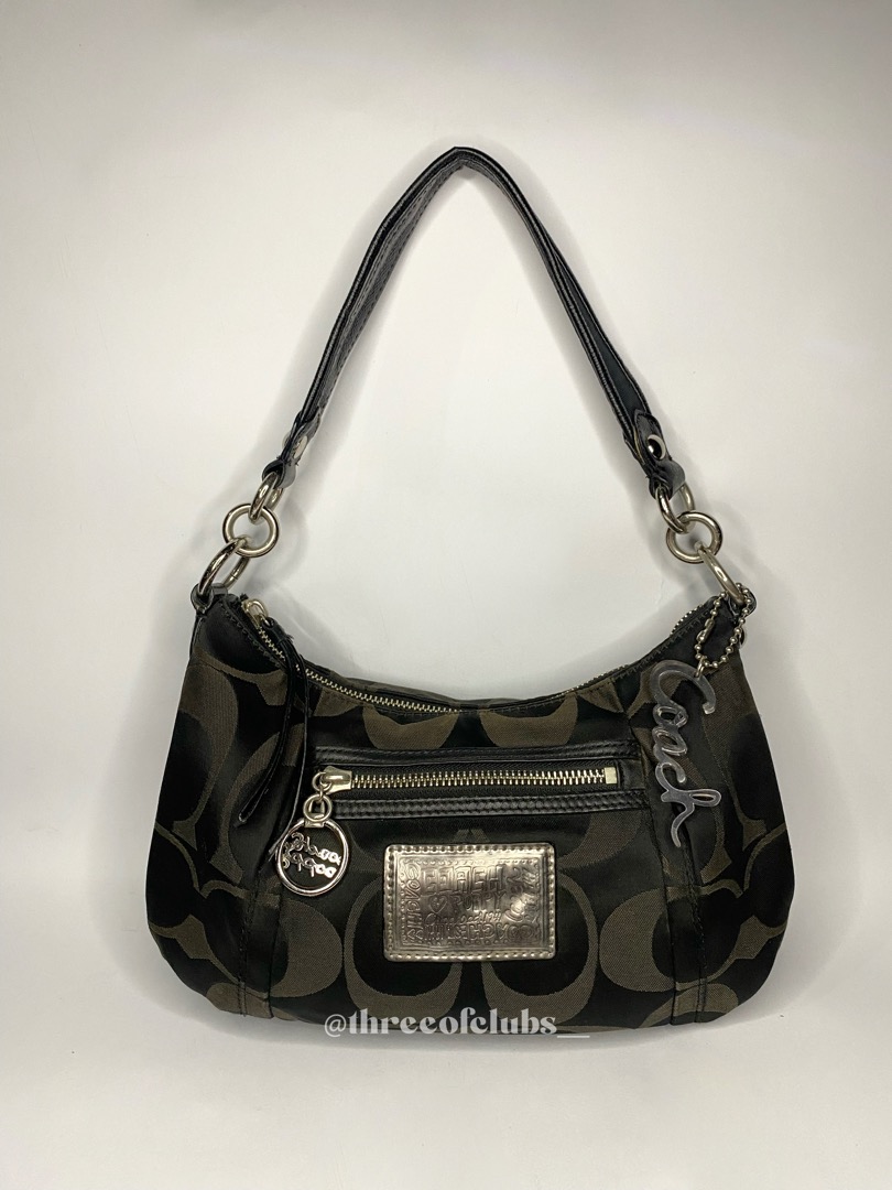 Coach Poppy Signature Monogram Shoulder Bag, Luxury, Bags & Wallets on ...
