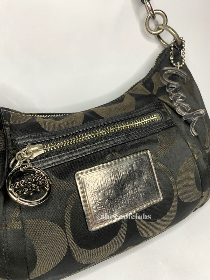 Coach Poppy Signature Monogram Shoulder Bag, Luxury, Bags & Wallets on ...