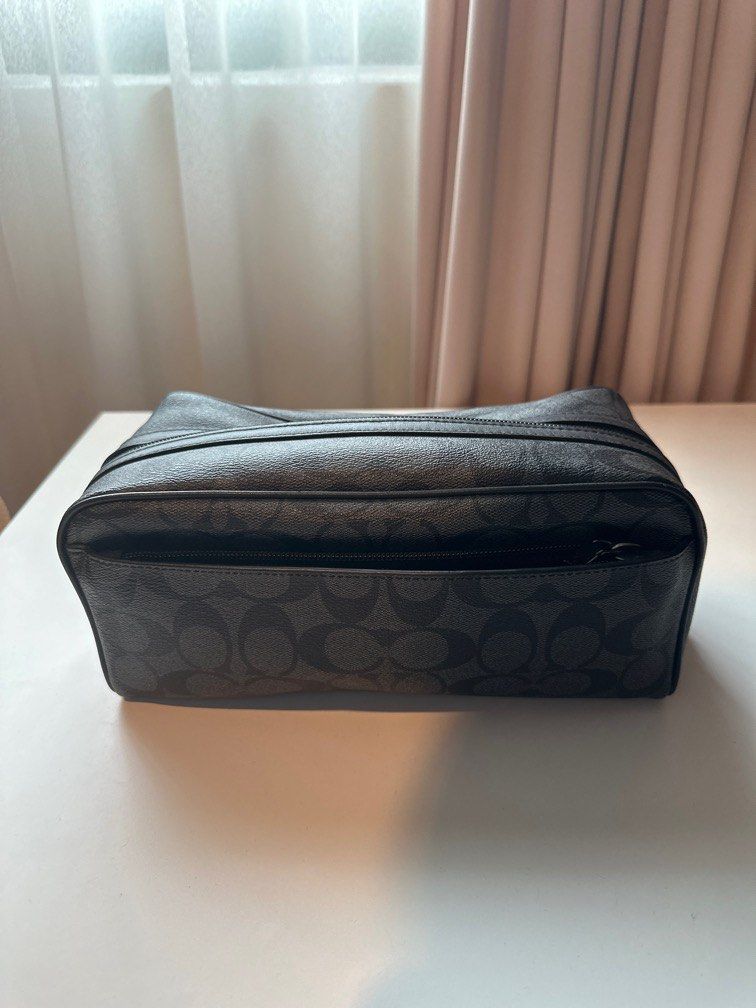 Coach Toiletry Bag, Luxury, Bags & Wallets on Carousell