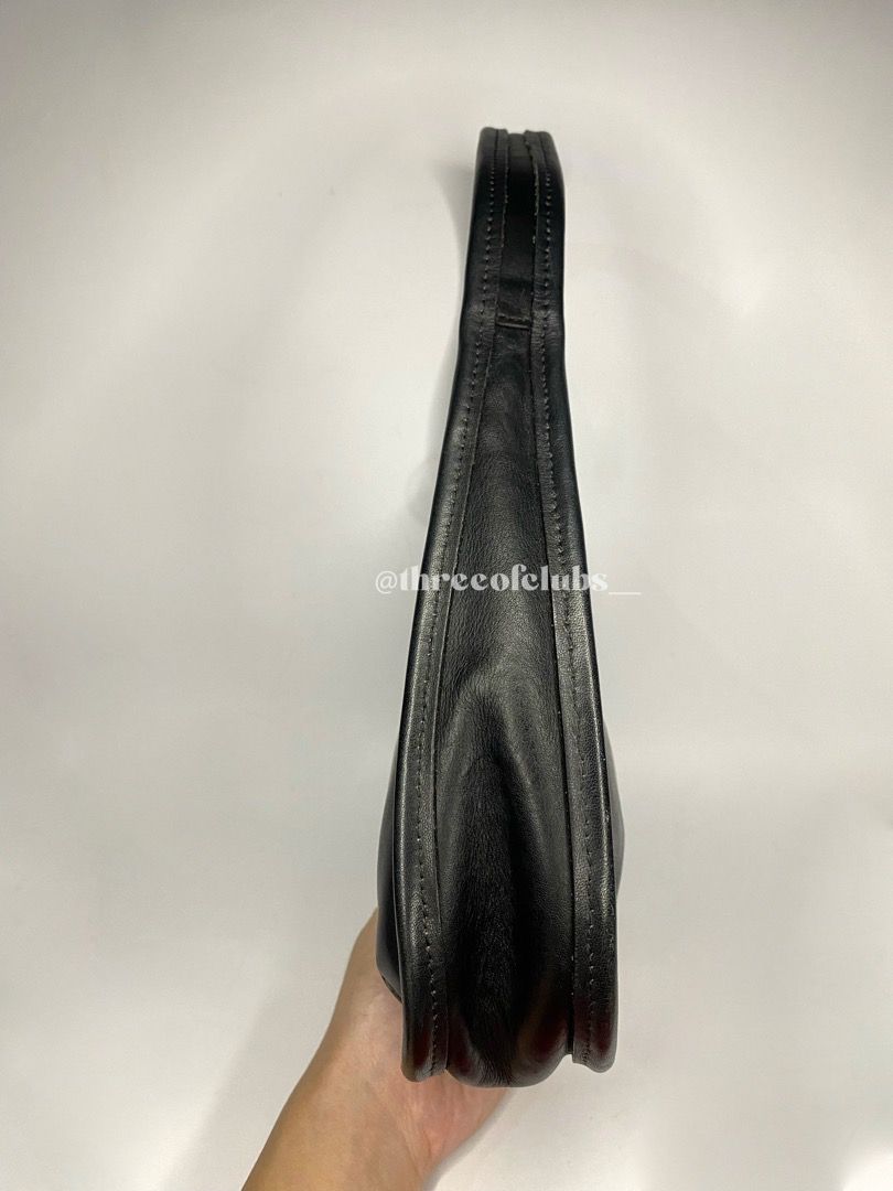 Coach Vintage Ergo Mini Moon Hobo Black Leather Shoulder Bag, Luxury ...