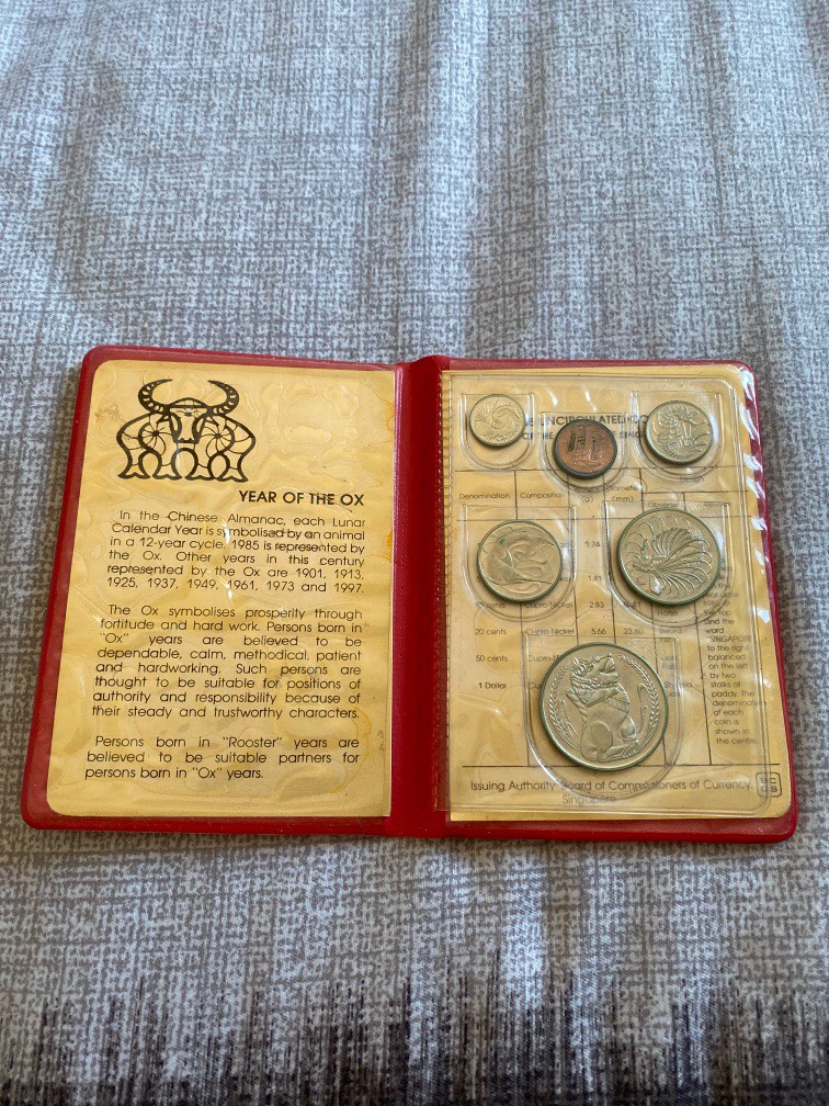 Commemorative 1985 coins set, Hobbies & Toys, Memorabilia ...