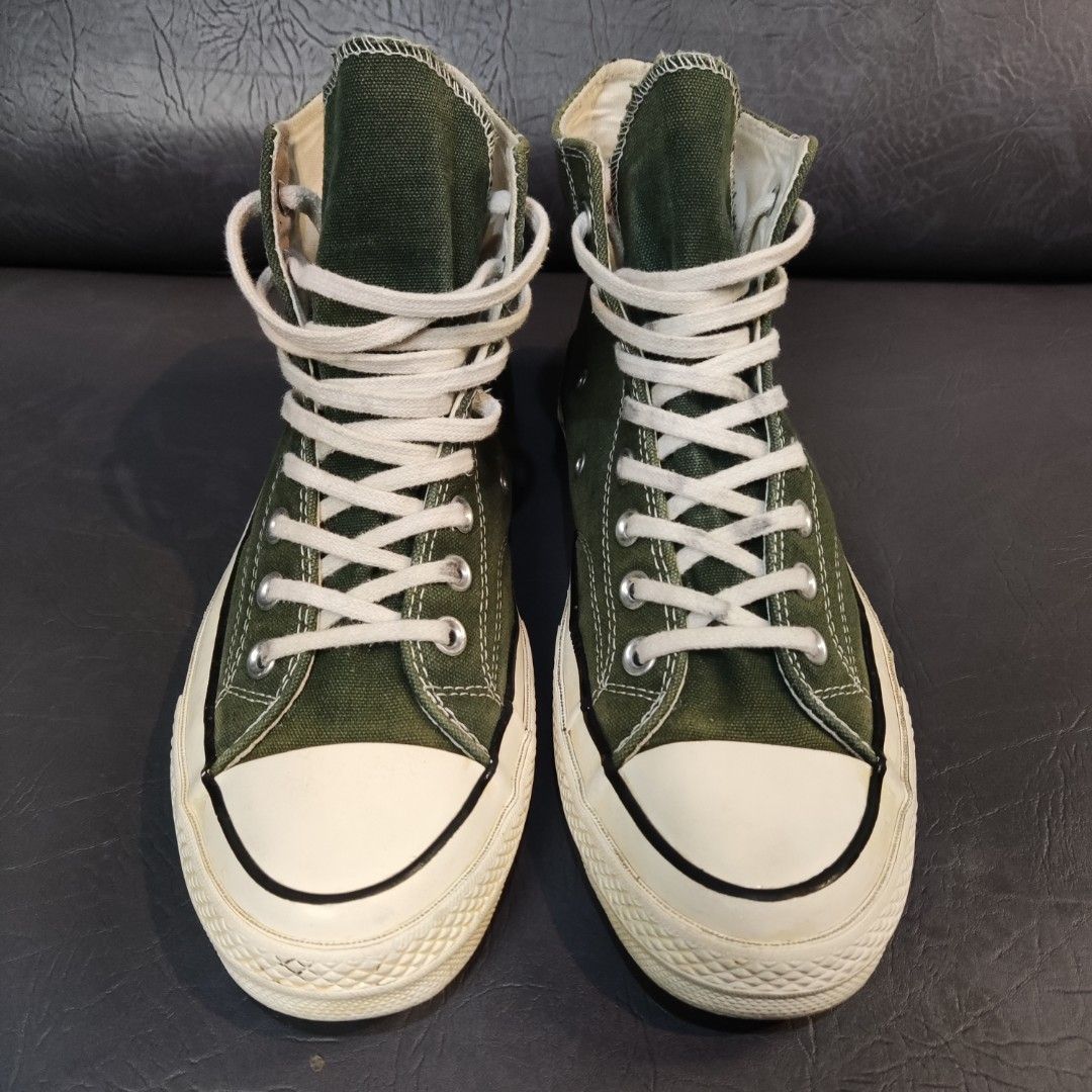 Converse 70s High Deep Emerald Sepatu Second, Fesyen Pria, Sepatu , Sneakers di Carousell
