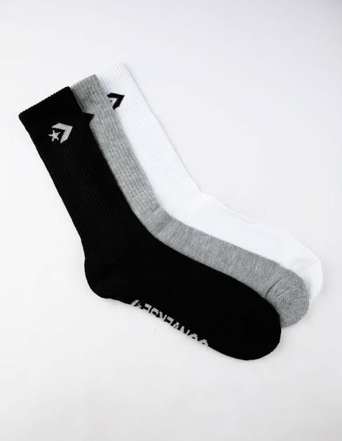 Converse crew socks hi 3pcs set, Men's Fashion, Watches & Accessories ...