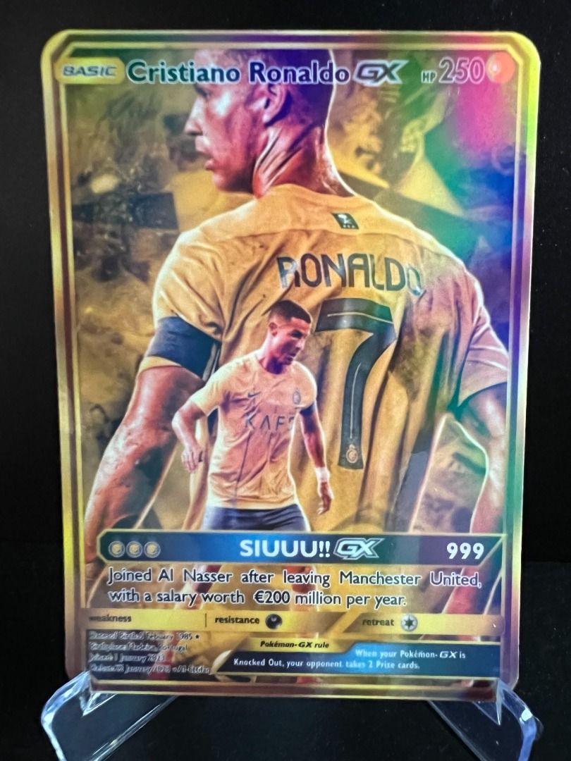 Cristiano Ronaldo GX Pokemon Card, Hobbies & Toys, Toys & Games on ...