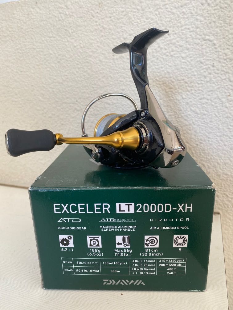 Daiwa Exceler LT2000D-XH, Sports Equipment, Fishing on Carousell