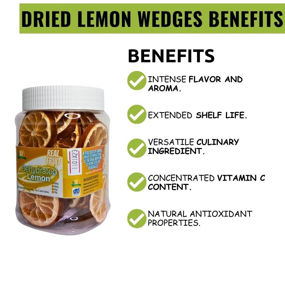 DEHYDRATED SLICED LEMONS 100g, Food & Drinks, Spice & Seasoning on ...