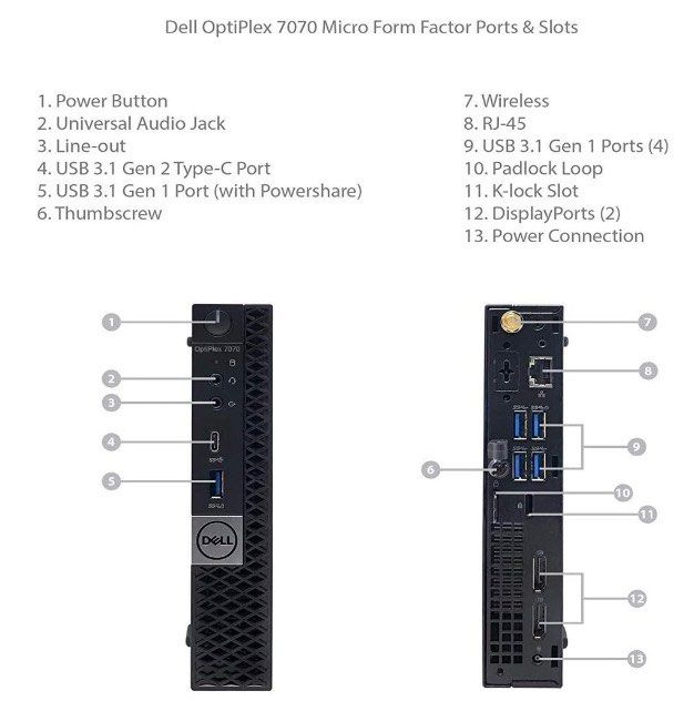 Dell Optiplex 7070 Micro, Computers & Tech, Desktops on Carousell