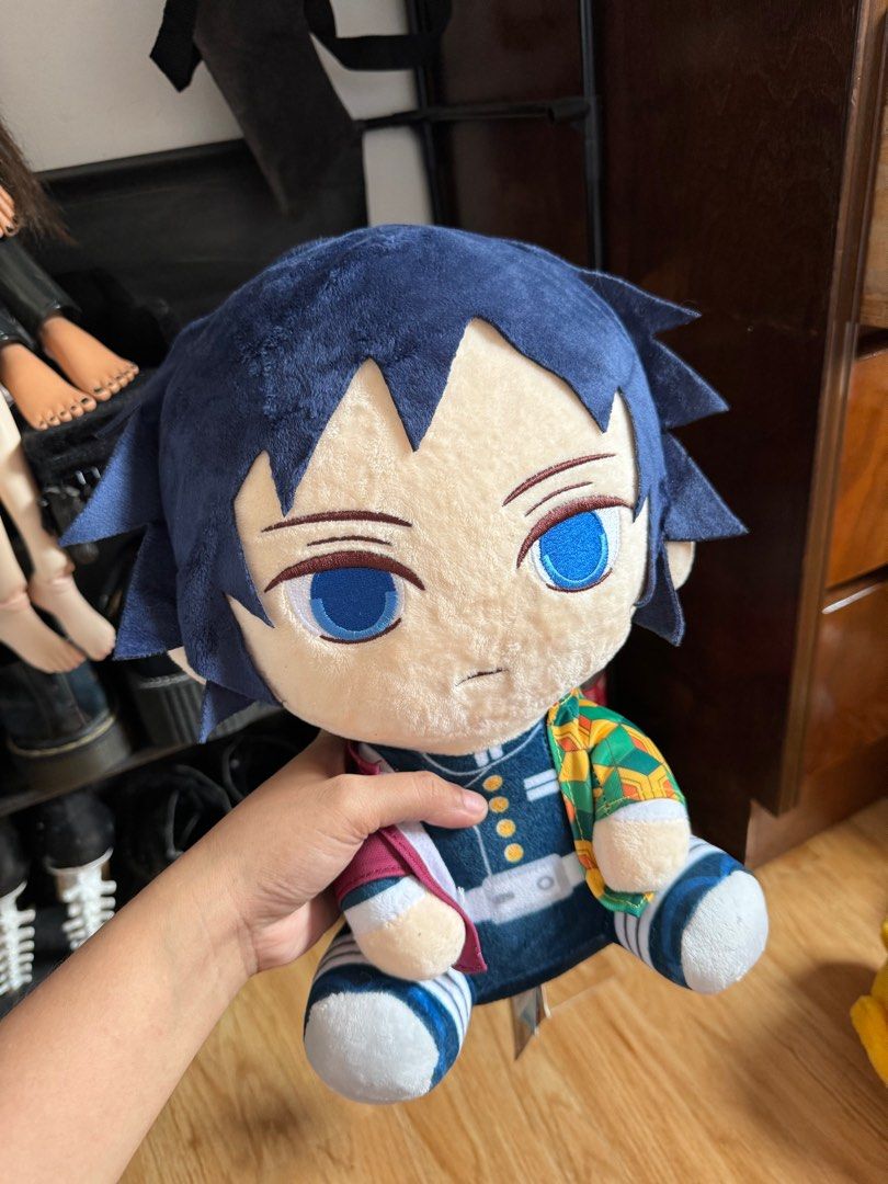 Demon Slayer Kimetsu No Yaiba Water Hashira Giyu Tomioka Plush Doll ...