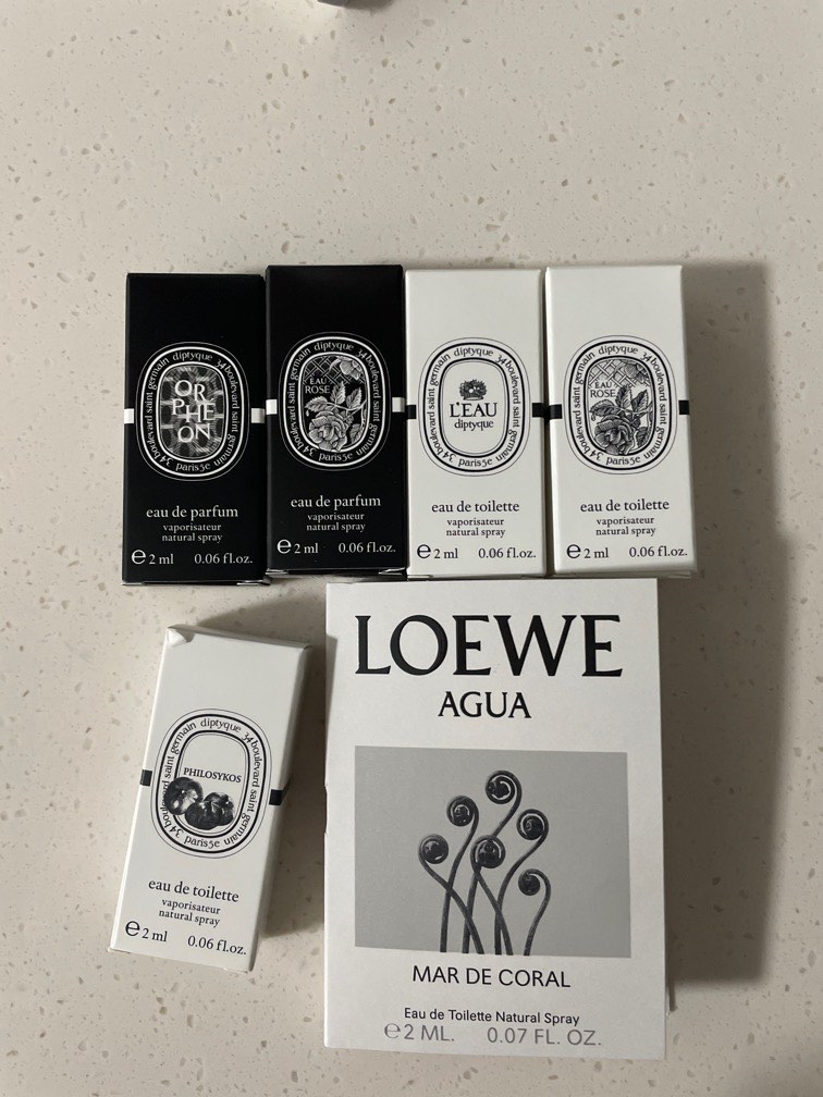 Diptyque Perfume Sample|EDT EDP|Loewe sample, Beauty & Personal Care ...