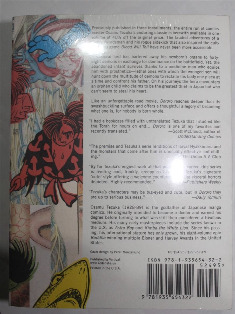 Dororo manga by Osamu Tezuka, Hobbies & Toys, Books & Magazines, Comics ...