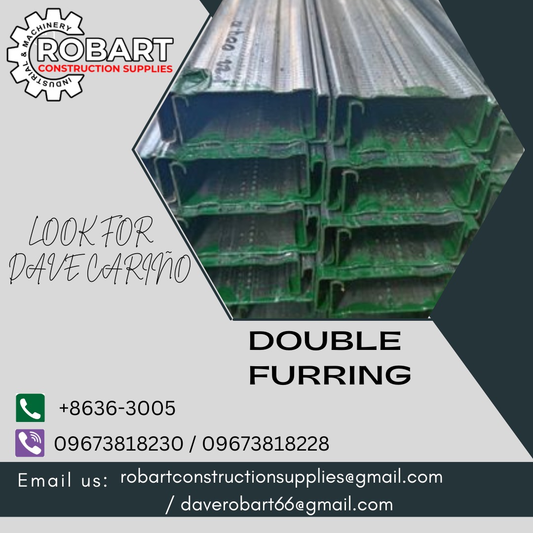 DOUBLE FURRING, Commercial & Industrial, Construction Tools & Equipment ...